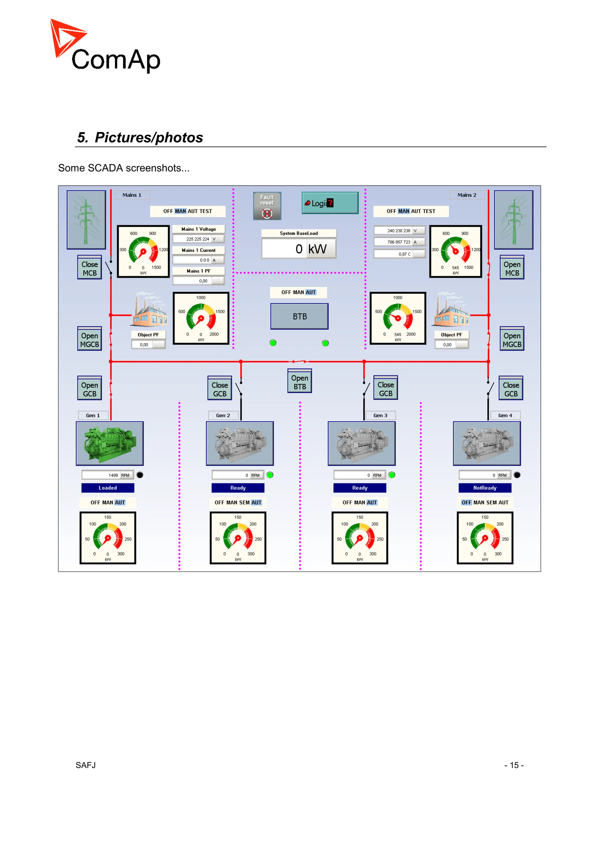 how to create scada offline with comap applications | PDF