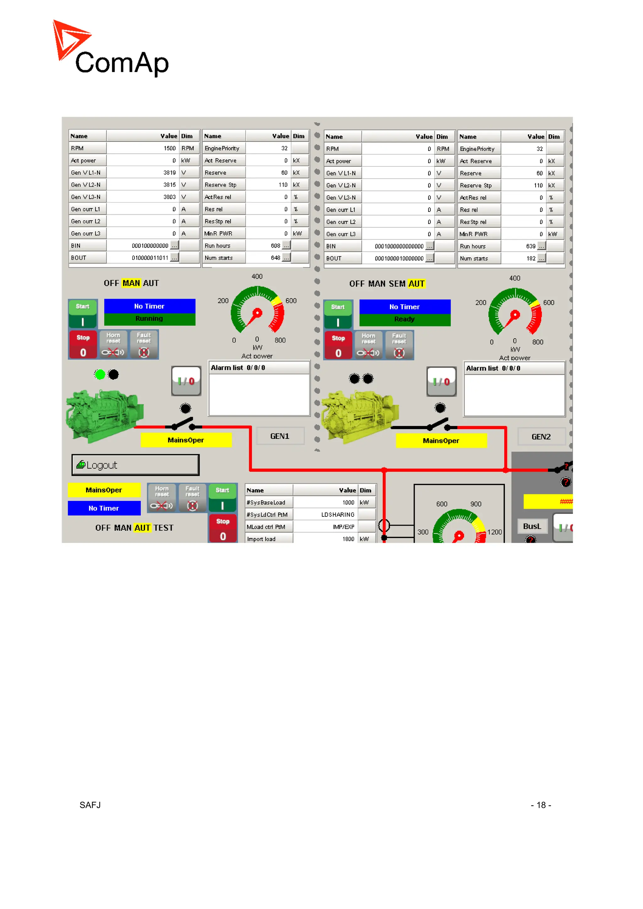 how to create scada offline with comap applications | PDF
