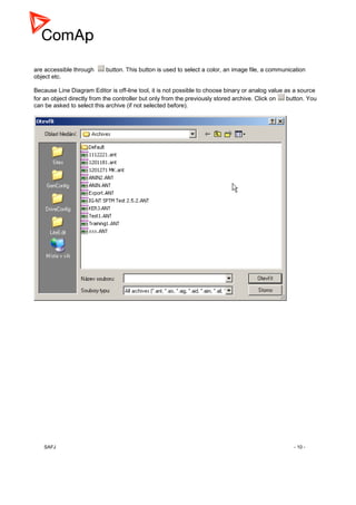 how to create scada offline with comap applications | PDF