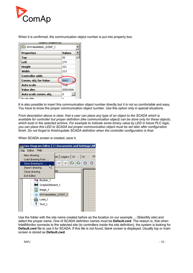 how to create scada offline with comap applications | PDF | Computing | Technology & Computing