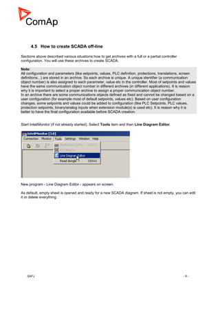 how to create scada offline with comap applications | PDF | Computing ...