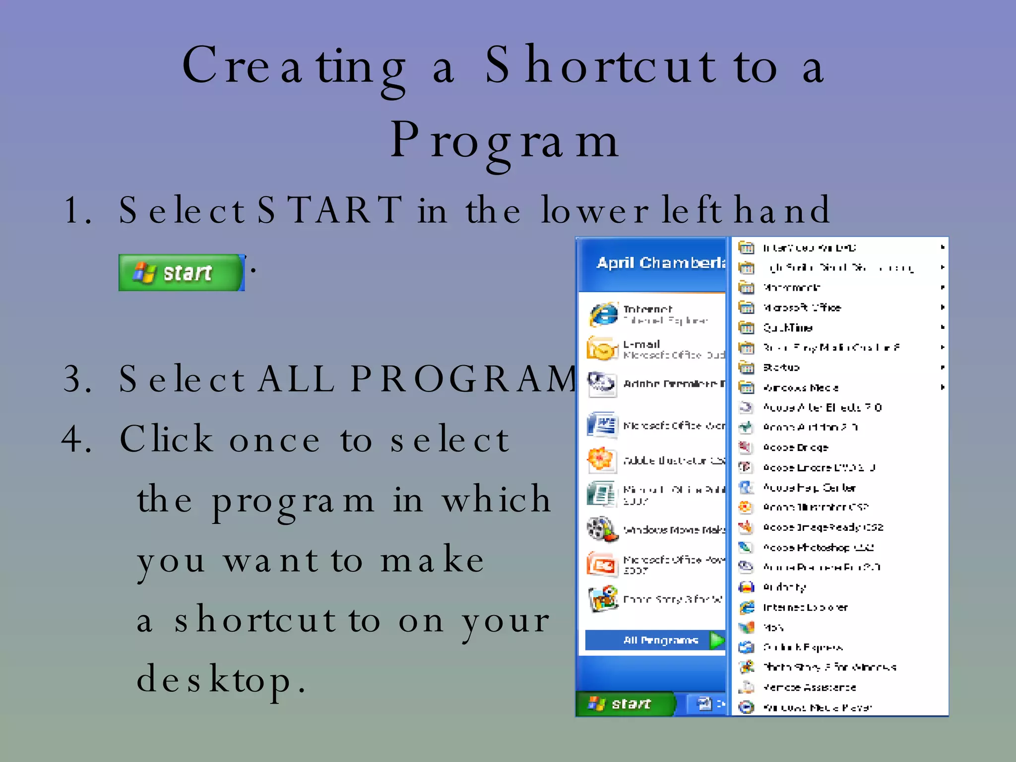 How To Create Shortcuts | PPS
