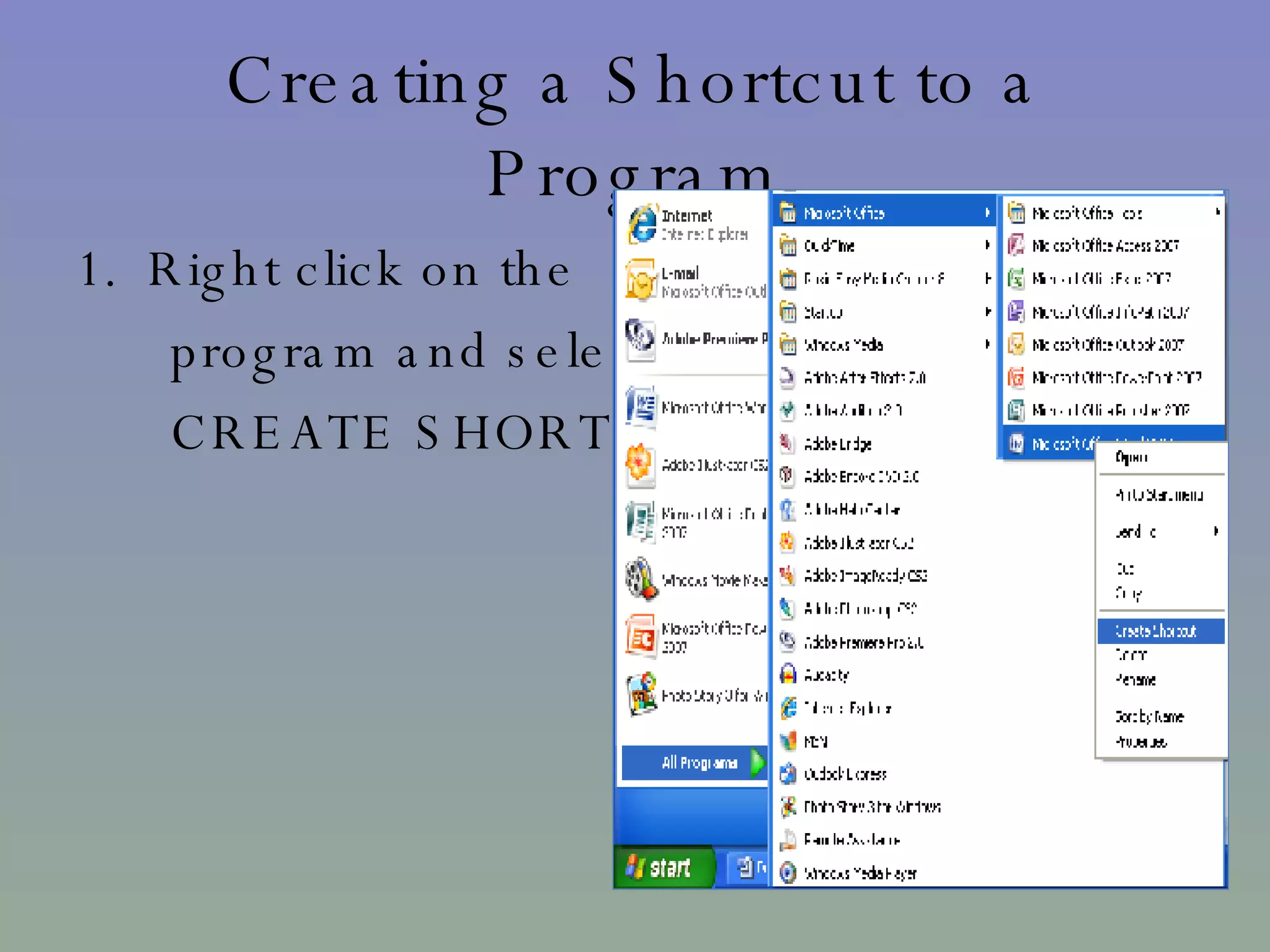 How To Create Shortcuts | PPS