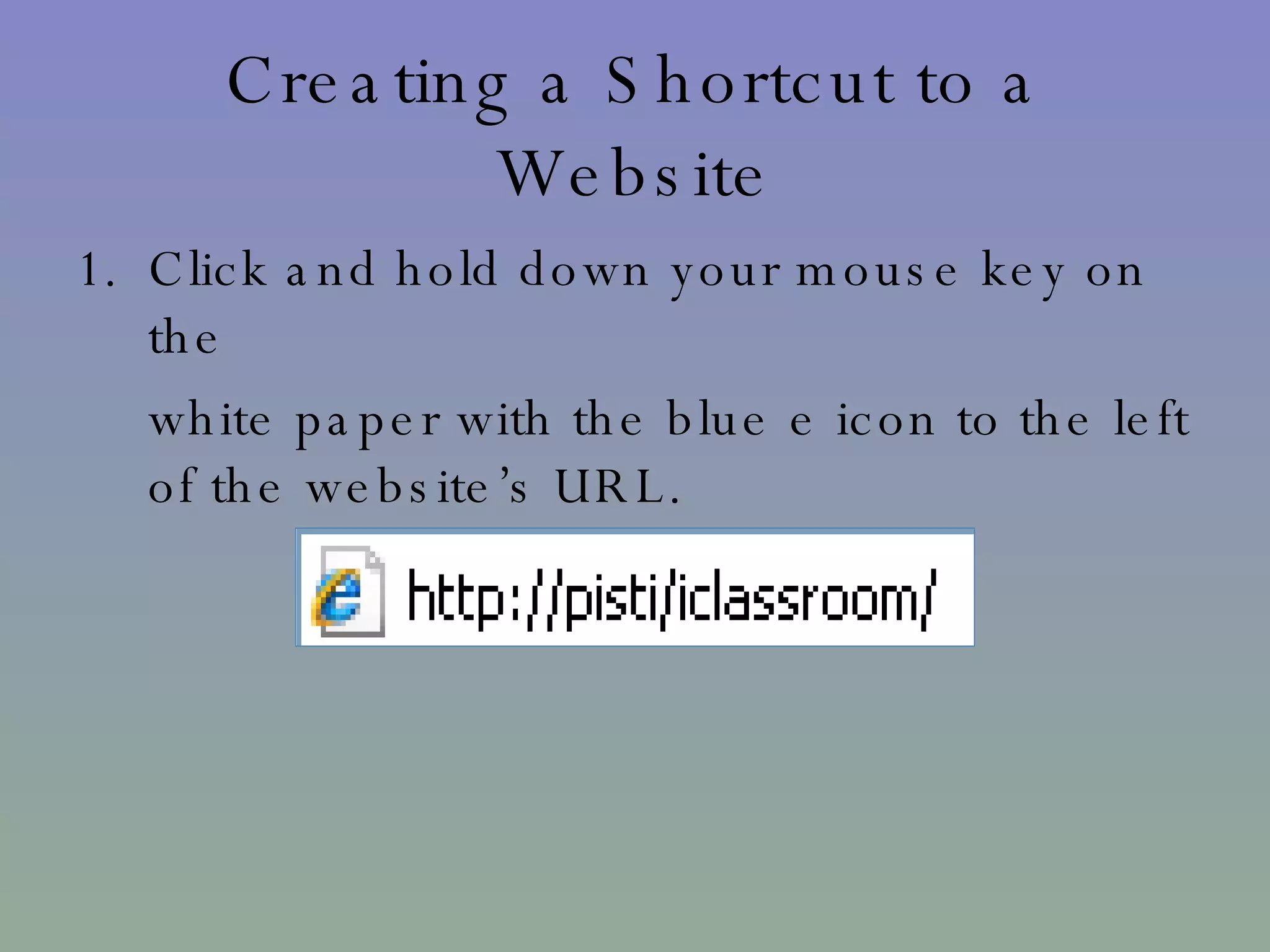 How To Create Shortcuts | PPS