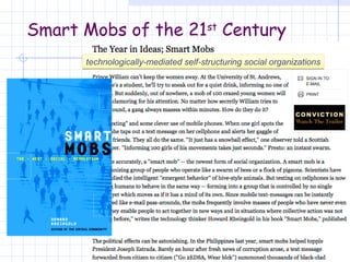 How To Create Smart Mobs | PPT