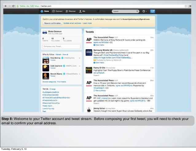 How To Create A Twitter Account