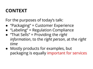 HOW-TO: Create Product Packaging & Labeling That Sells | PDF