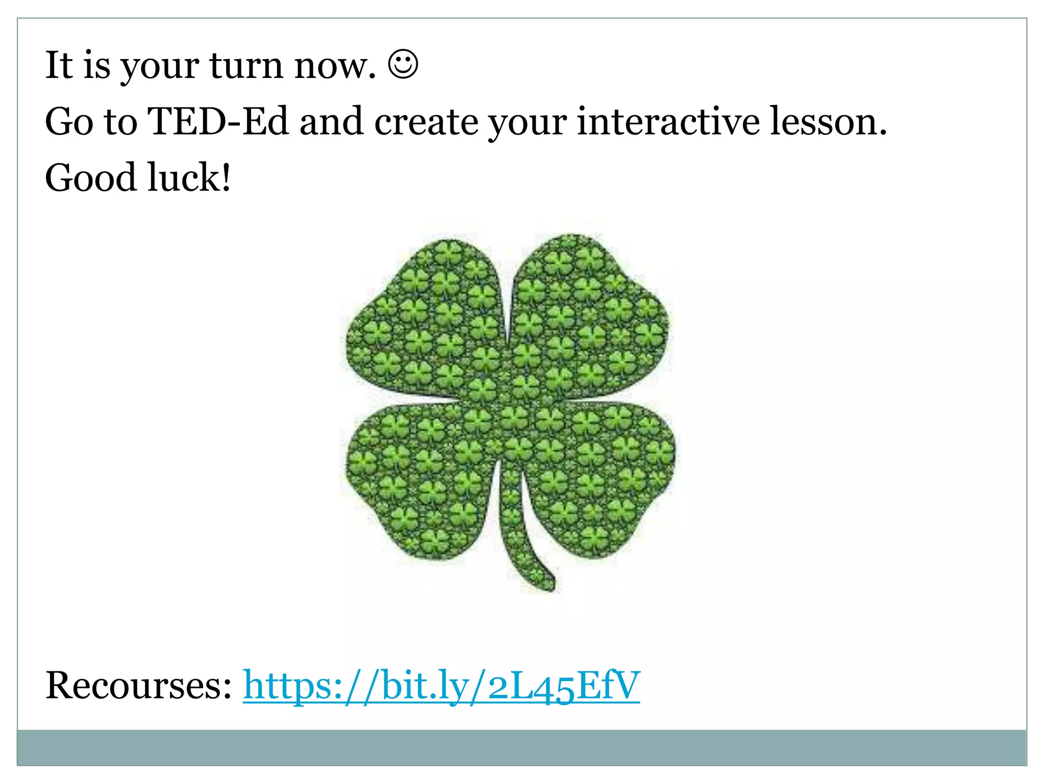 How to create TED-Ed lessons | PPTX