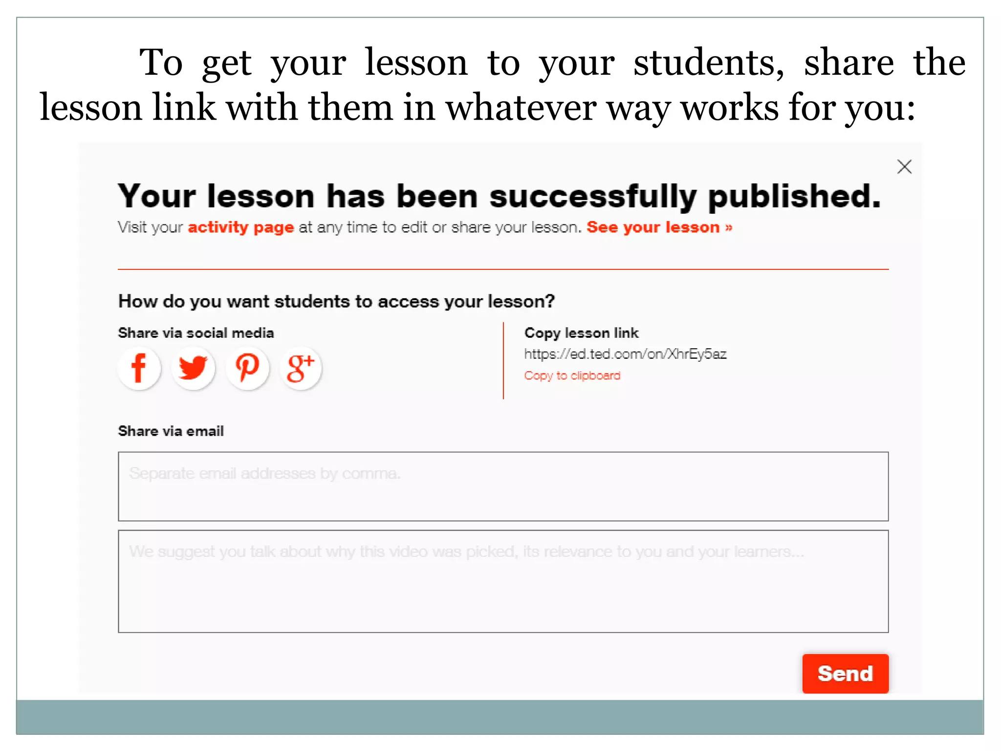How to create TED-Ed lessons | PPTX