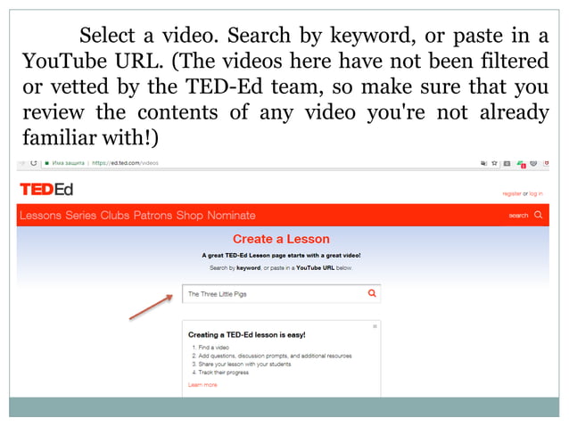 How to create TED-Ed lessons | PPT