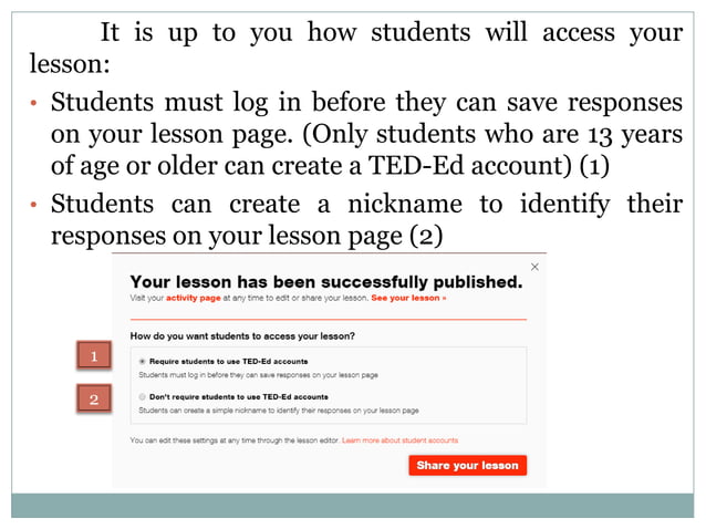 How to create TED-Ed lessons | PPT