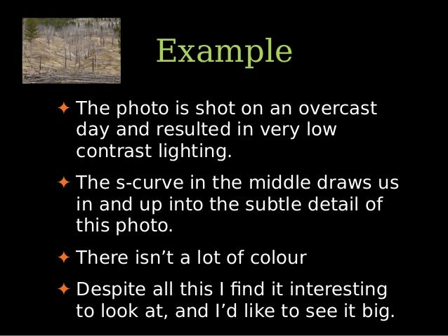 How to critique your photos
