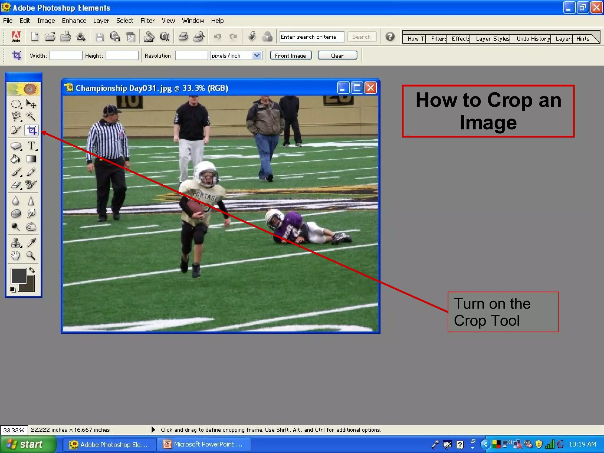 How to Crop an Image | PPT