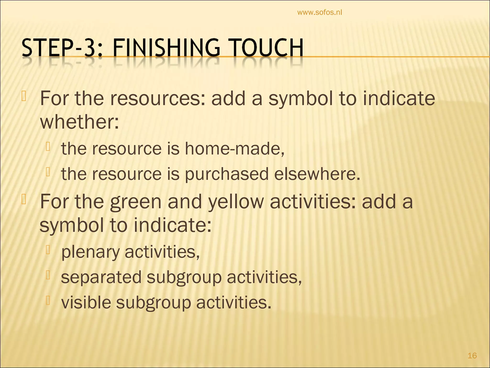 How to design a moodle course: the storyboard exercise | PPT