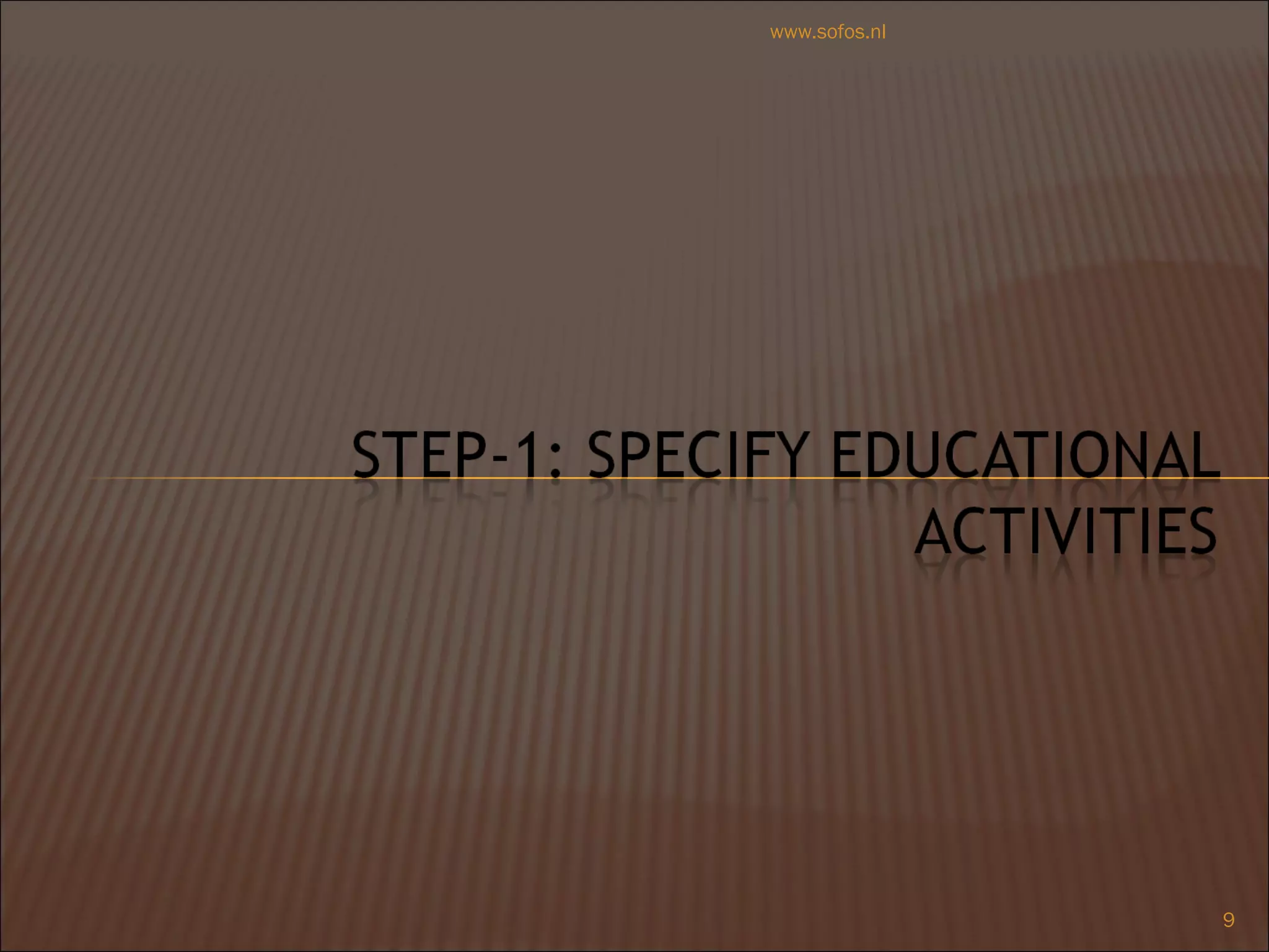 How to design a moodle course: the storyboard exercise | PPT