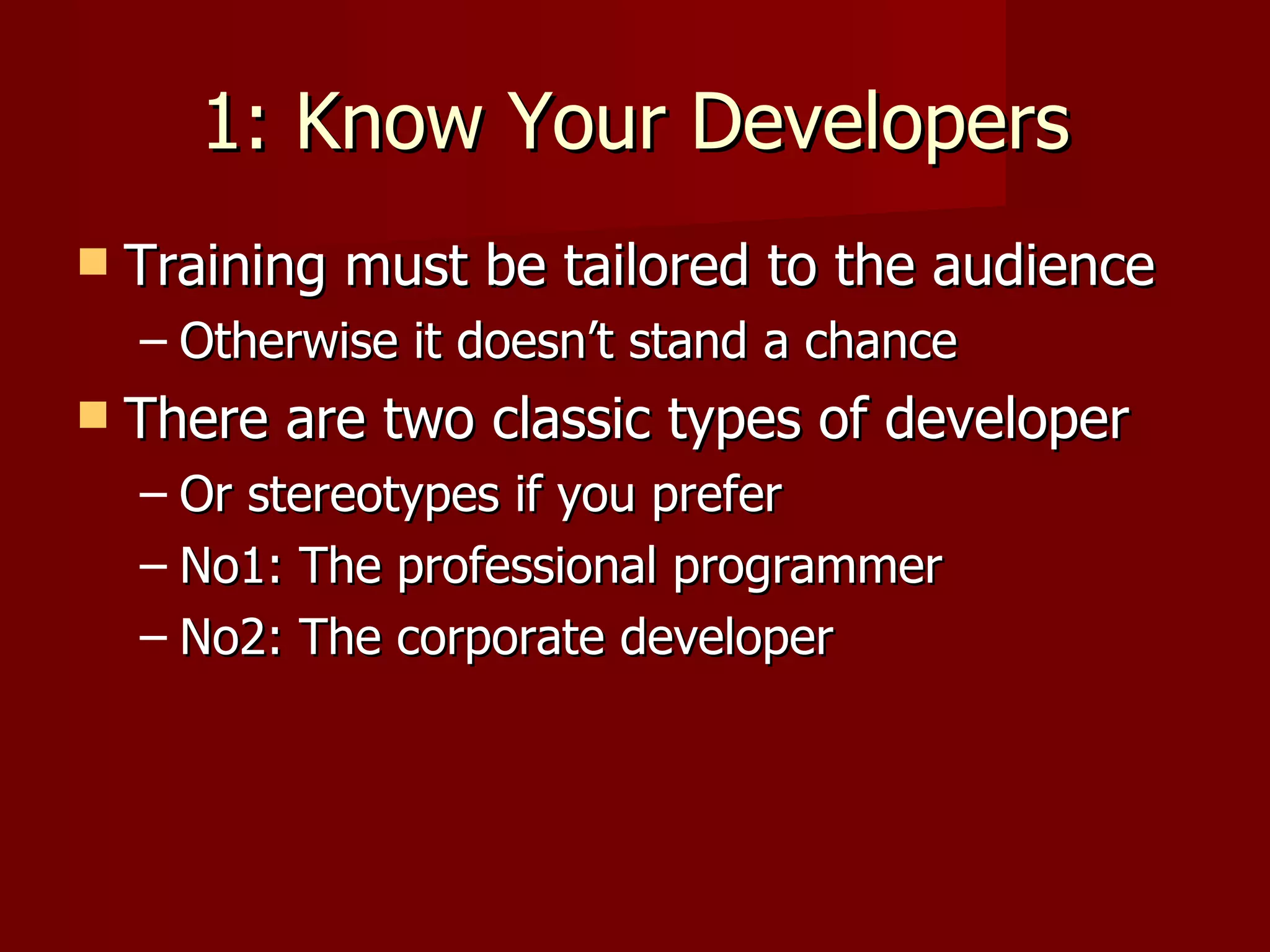 How To Design And Run A Training Program | PPT