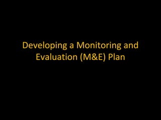 How to-develop-a-monitoring-and-evaluation-plan | PPS