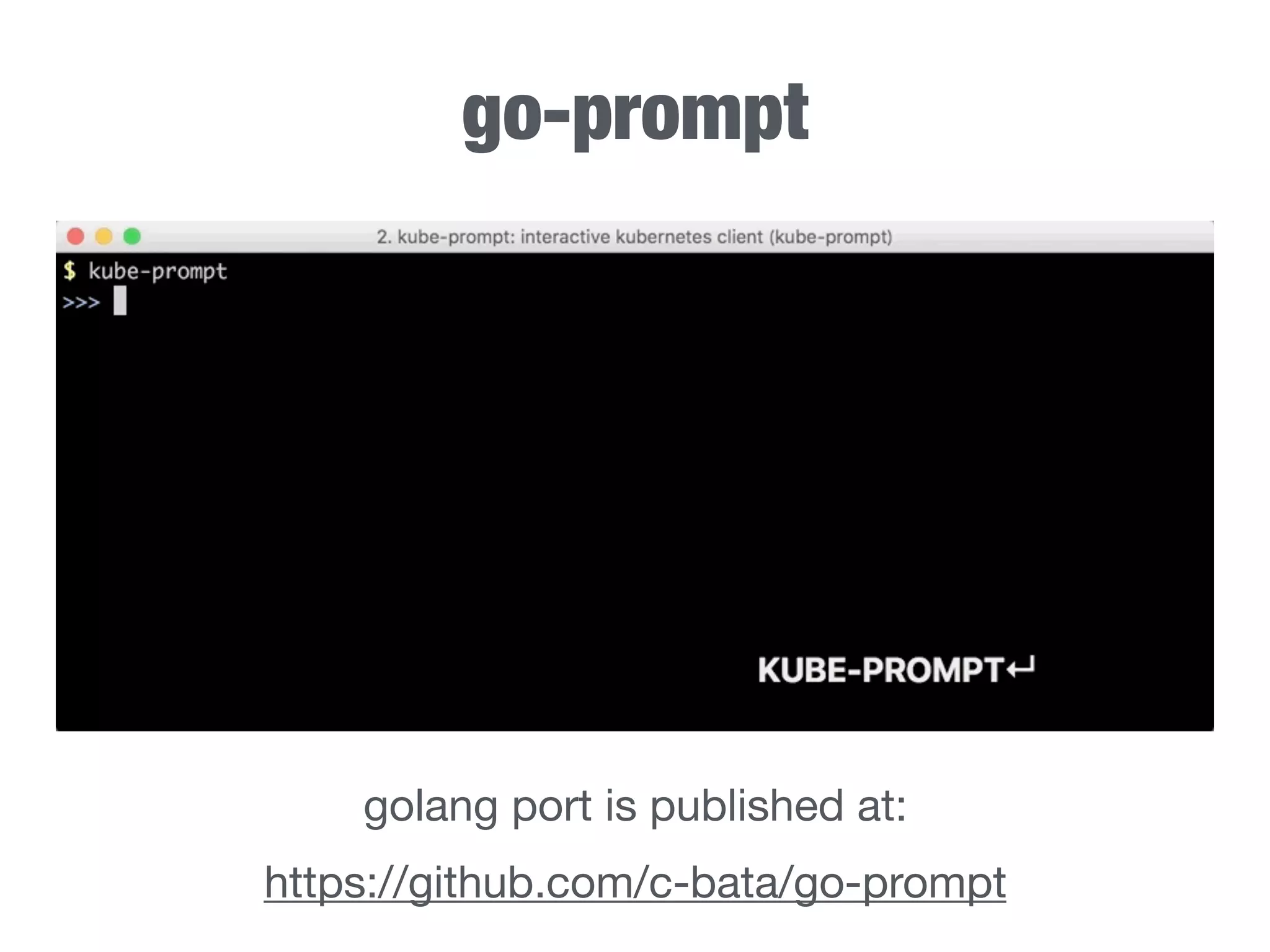 How to develop a rich terminal UI application | PPT