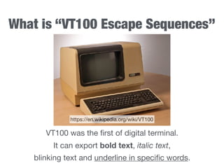 How to develop a rich terminal UI application | PPT