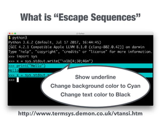 How to develop a rich terminal UI application | PPT