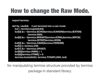 How to develop a rich terminal UI application | PPT