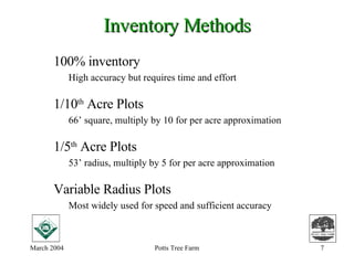How To Do an Inventory of Your Trees | PPT