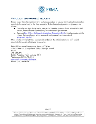 How to Do Business with FEMA | PDF