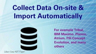 SFG20 Asset Data Collection Surveys - Mobile Facilities Management | PPTX