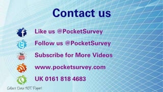 SFG20 Asset Data Collection Surveys - Mobile Facilities Management | PPTX