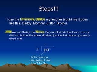 How To Do Long Division!!! | PPT