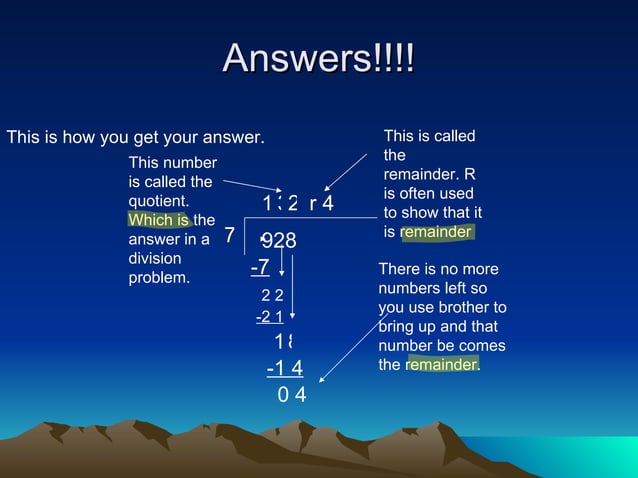 How To Do Long Division!!! | PPT | Technology & Computing