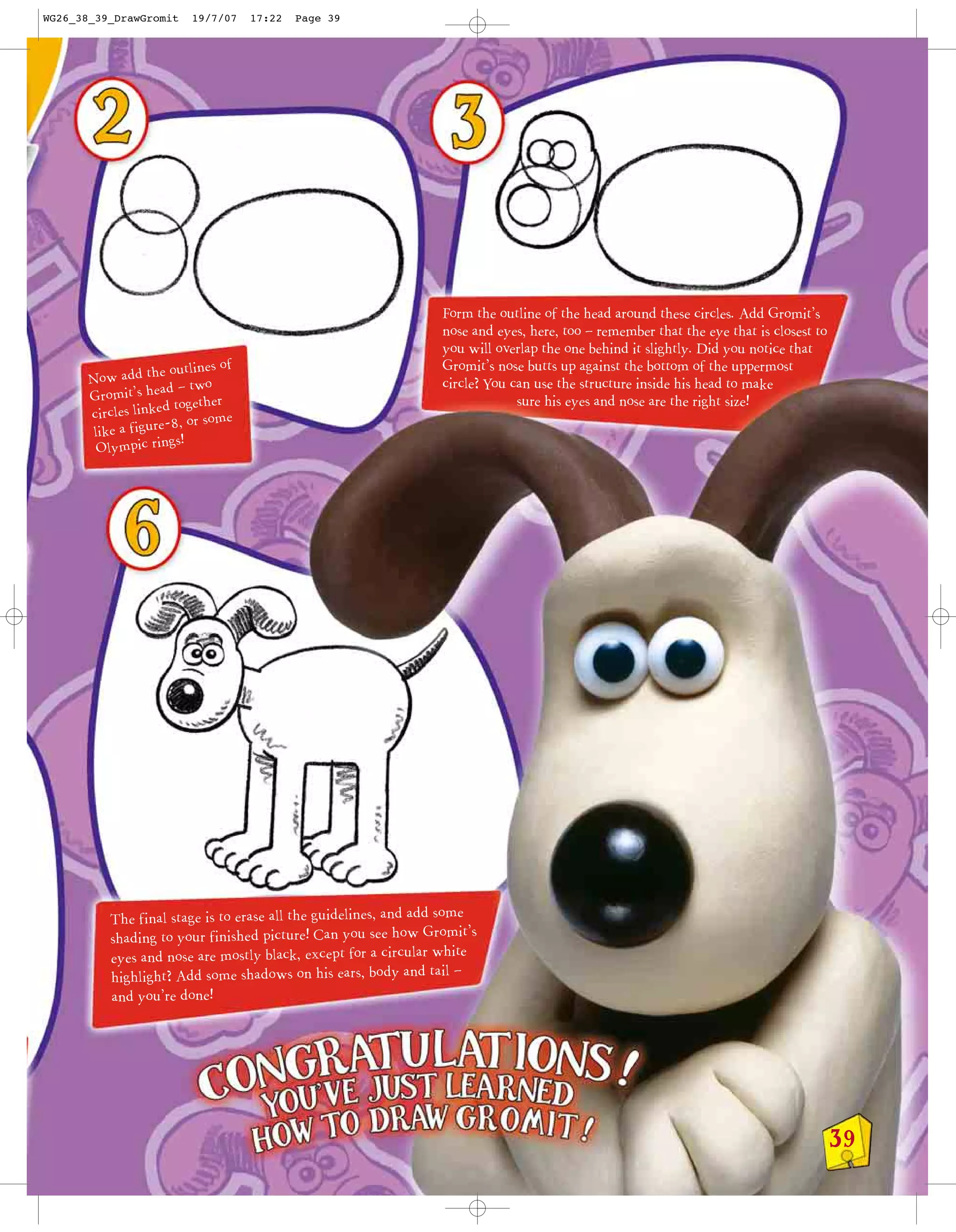 How To Draw Gromit | PDF