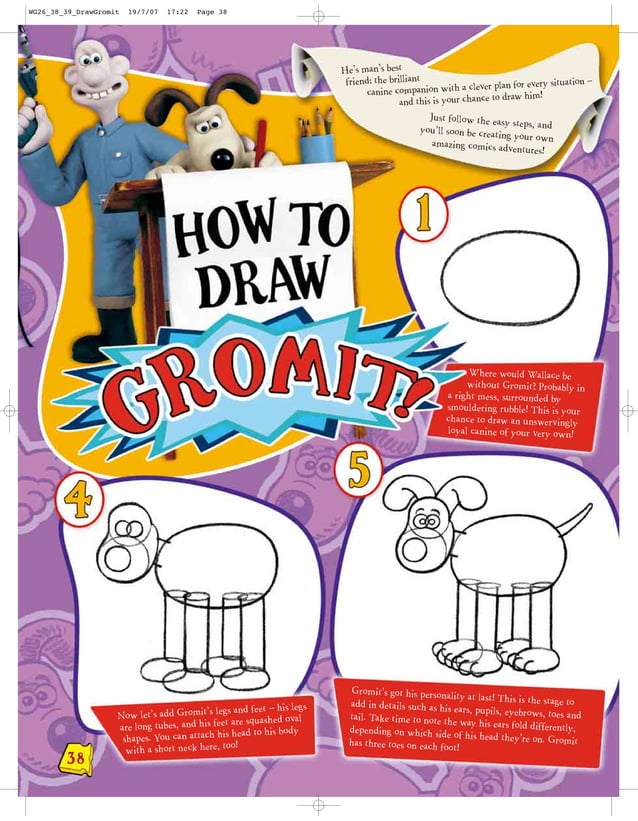 How To Draw Gromit | PDF