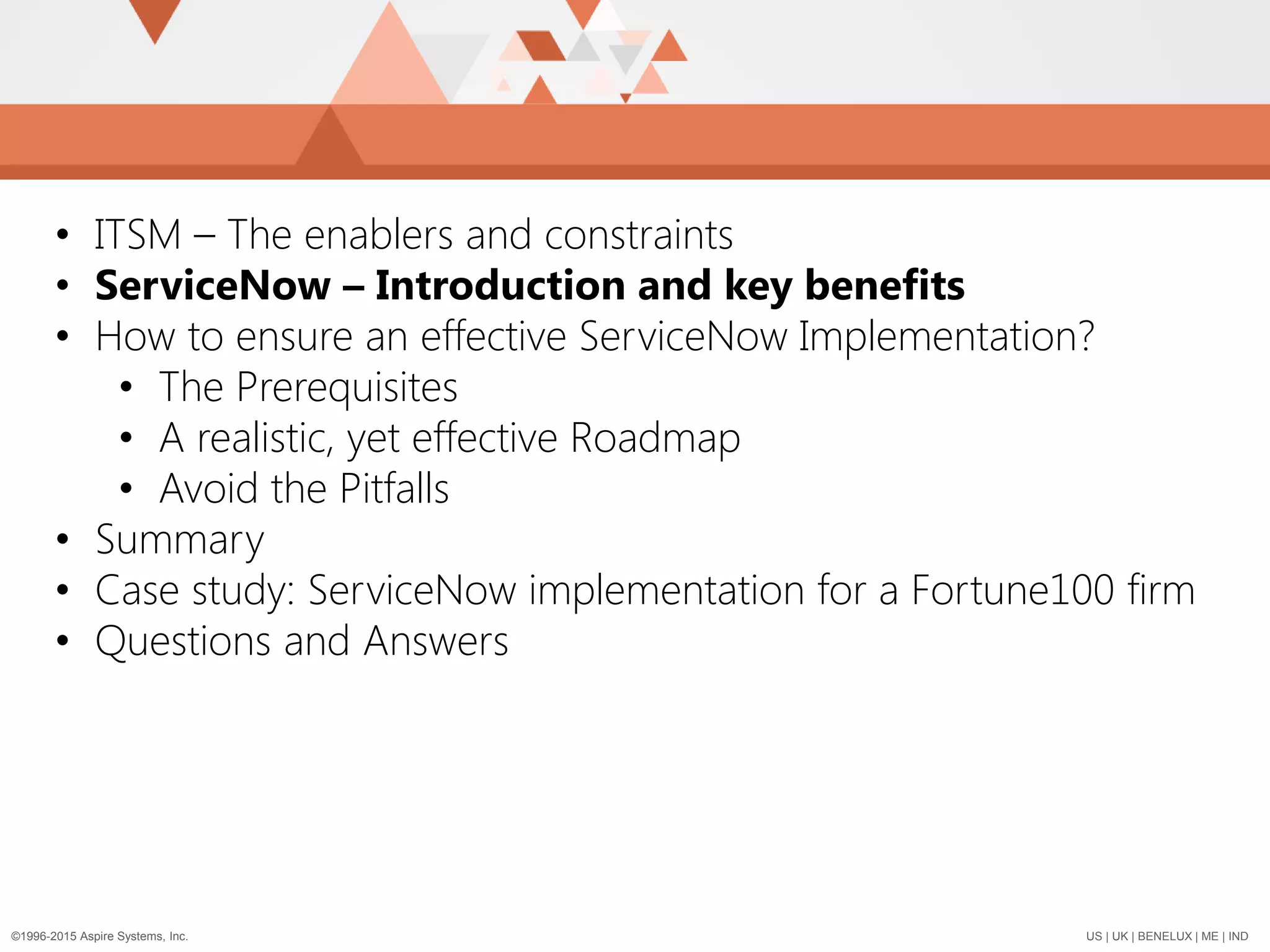 How To Drive A Successful ServiceNow Implementation | PDF