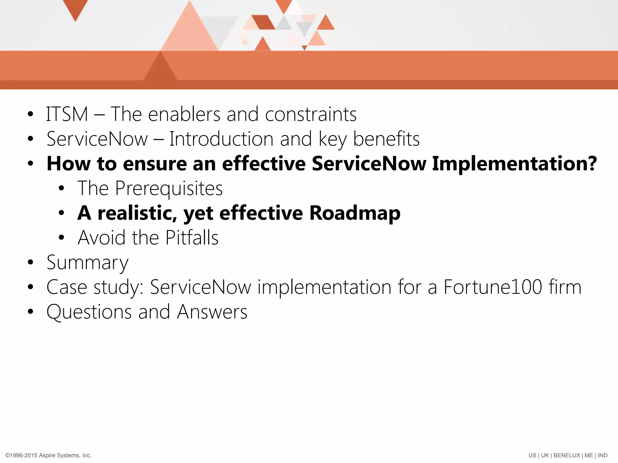 How To Drive A Successful ServiceNow Implementation | PDF