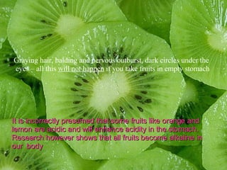 How to eat Fruits? | PPS