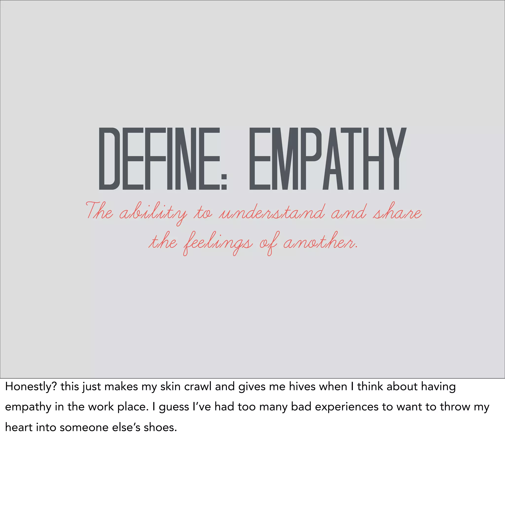 HOWTO Empathy | PDF