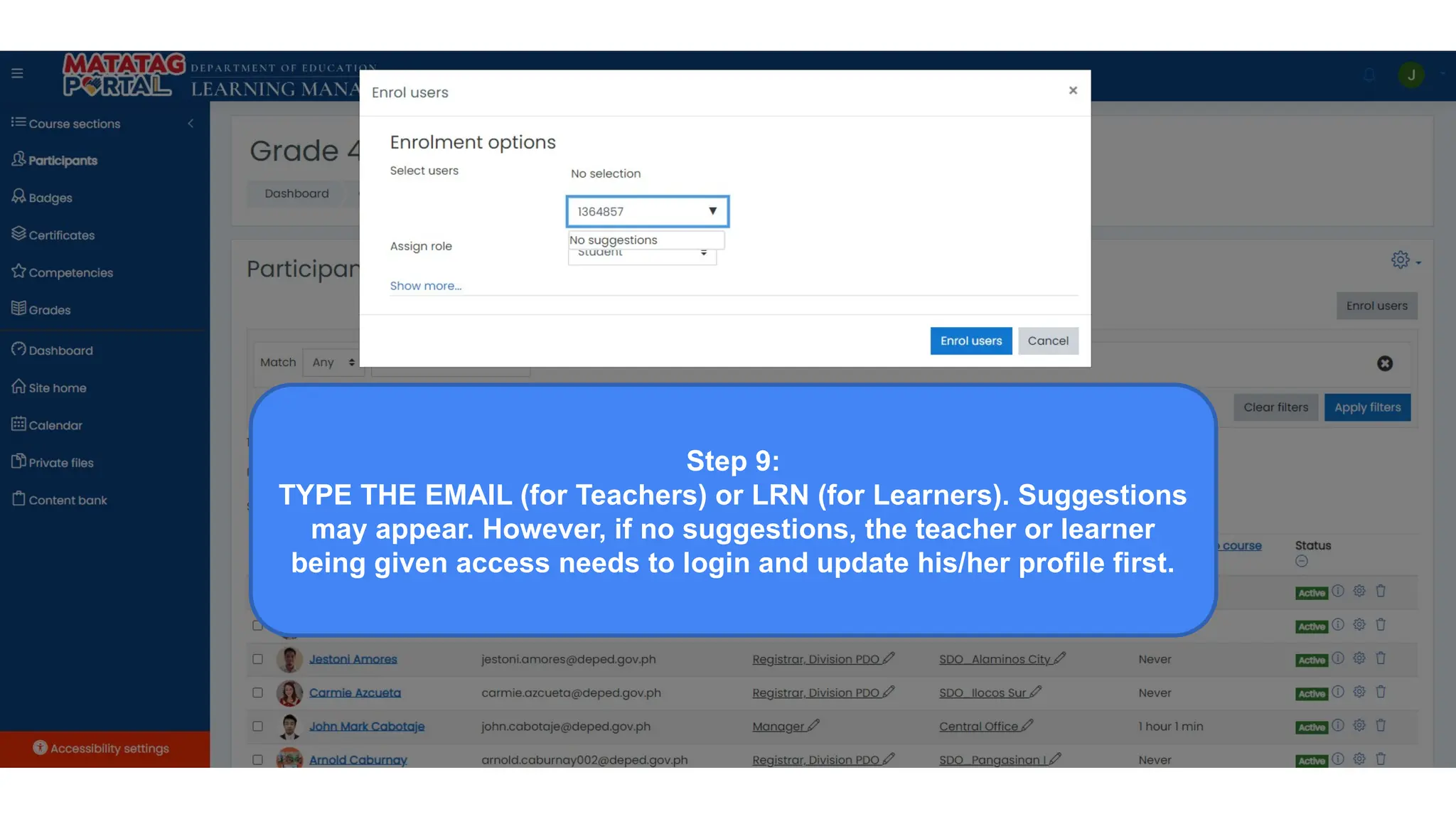 HOW-TO-ENROLL-TEACHERS-AND-LEARNERS-IN-THE-LMS.ppsx