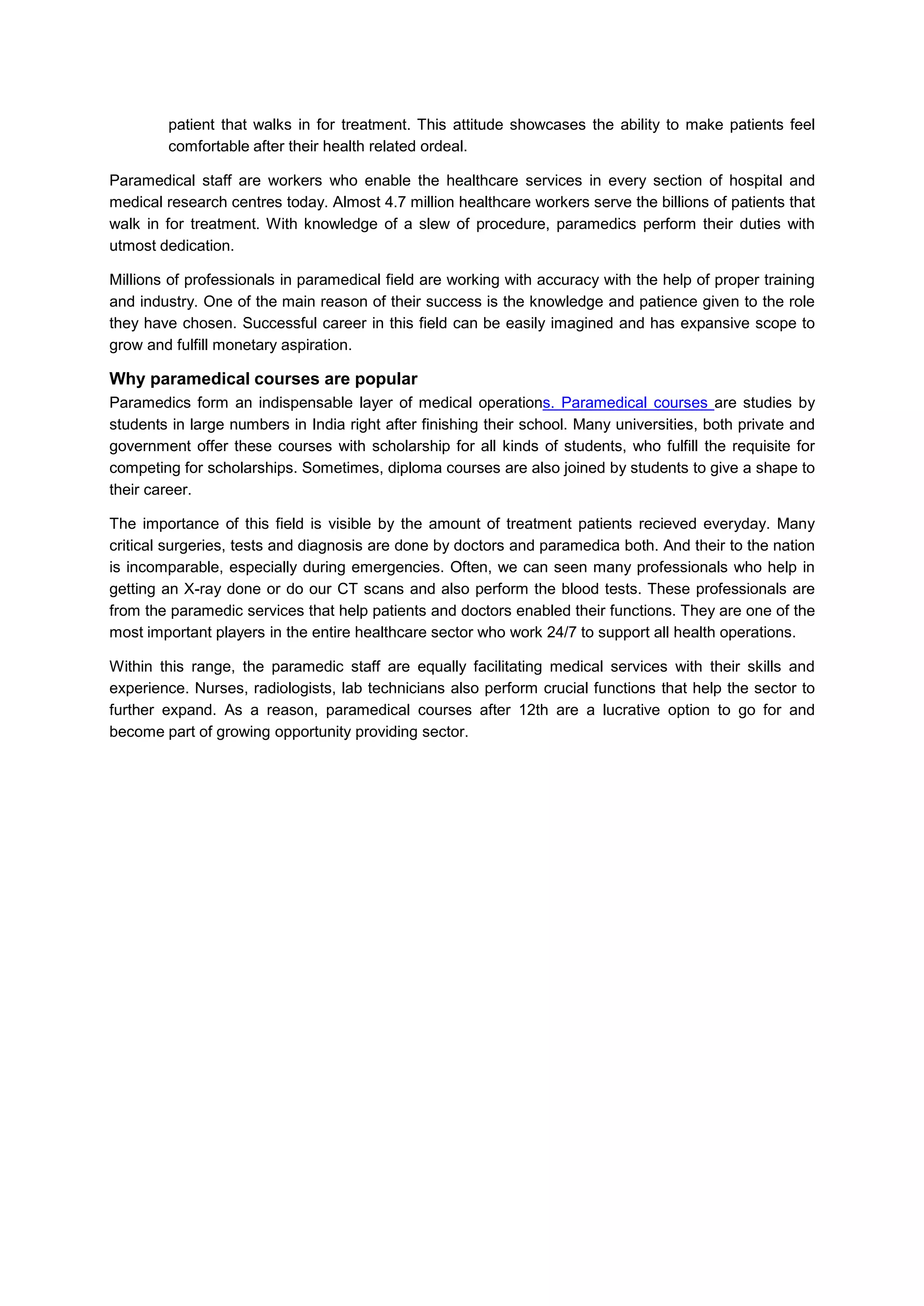 How to excel in your paramedical course - IPH | PPT | First Aid | Injuries