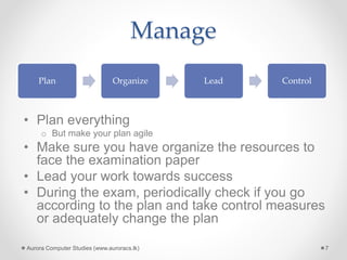 How to face exams effectively? | PPTX