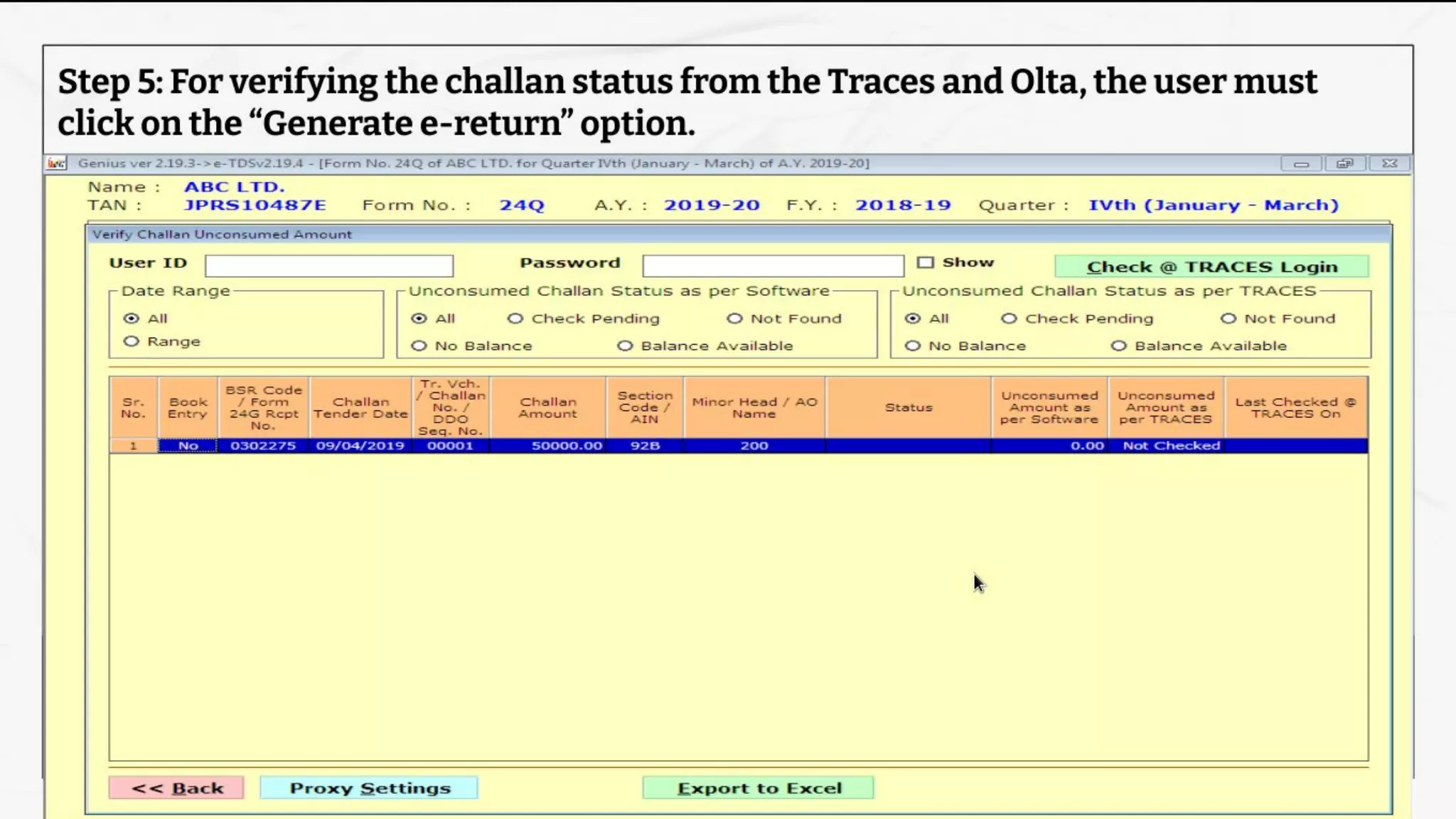 Simple Guide to Filing TDS Returns Via Using Gen TDS Software | PDF