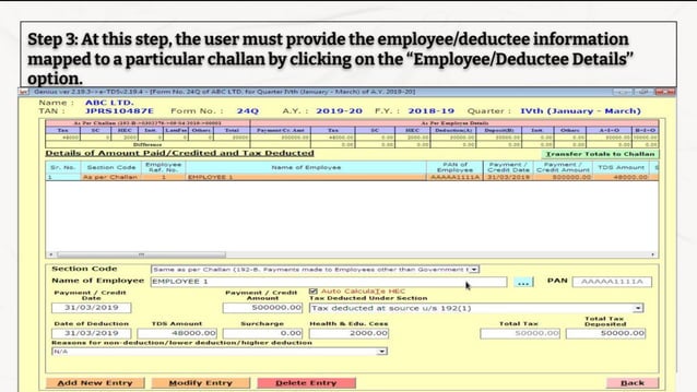 Simple Guide to Filing TDS Returns Via Using Gen TDS Software | PDF
