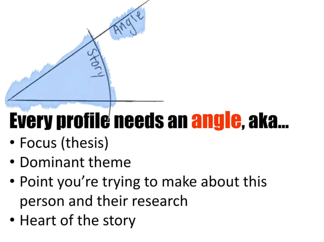 How to Find an Angle for Your Scientist Profile | PPTX