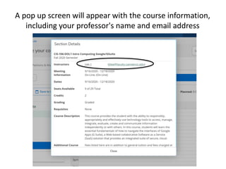 How to find your professor and their contact information | PPTX