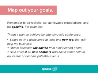 How to get the most out of a conference | PPT