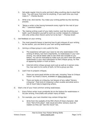How to-grow-your-fiction-writing-skills | PDF