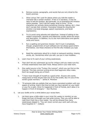 How to-grow-your-fiction-writing-skills | PDF