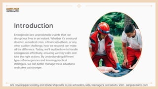 How to Handle Emergencies Smartly and Efficiently? | PPT