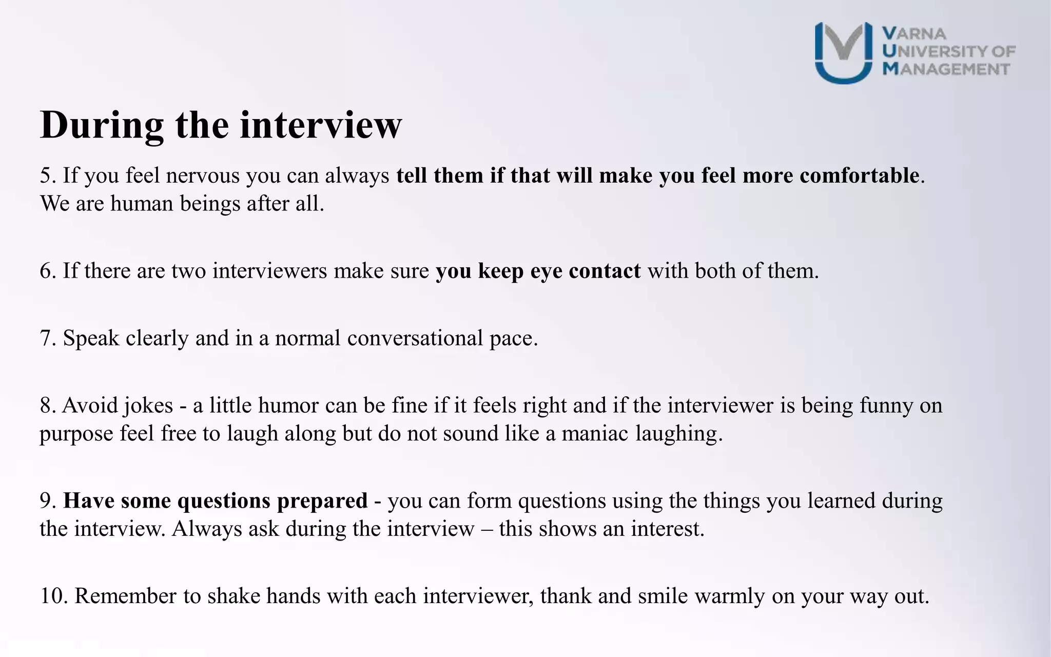 How to have a successful interview? | PPT
