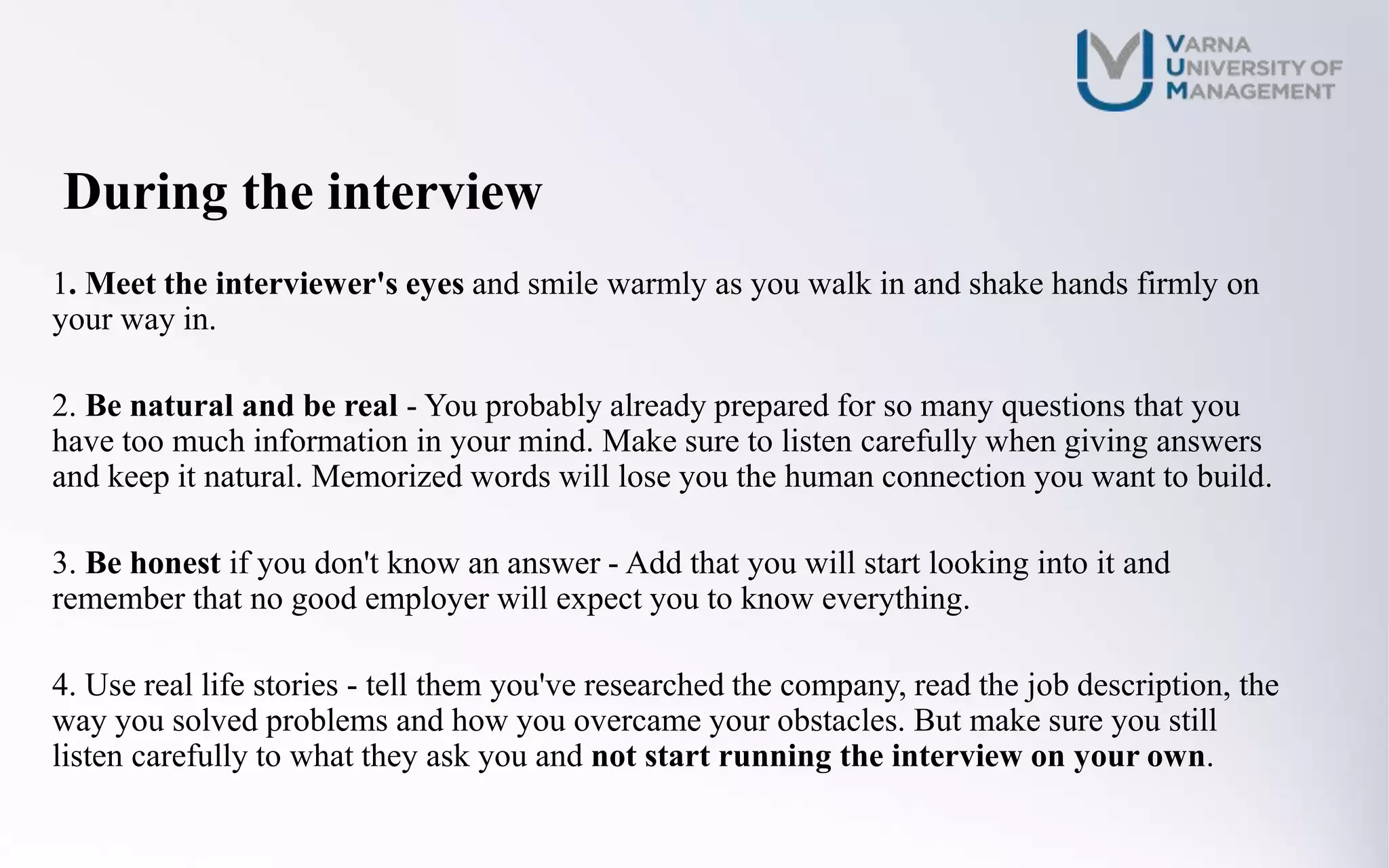 Interview etiquette | PPTX